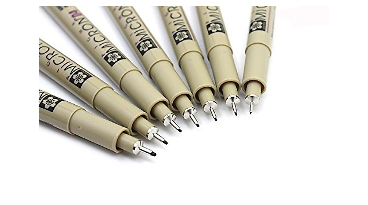 Sakura Pigma Micron 005 Black Pen Set - Artist Drawing & Ink