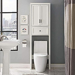 Crosley Furniture Tara Space Saver Bathroom Cabinet, Vintage White