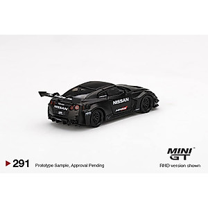 Truescale Miniatures Mini GT 1:64 LB-Silhouette Works GT Nissan 35GT-RR Ver.2 Matt Black LBWK Advan True Scale Miniatures MGT00291