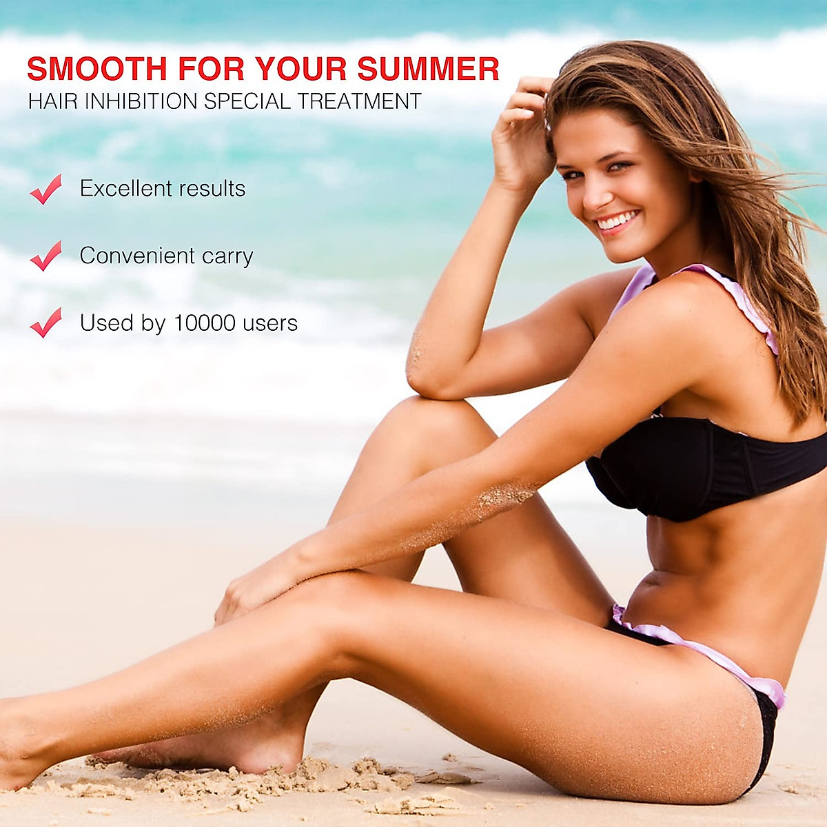 LOVOOD Hair Growth Inhibitor Spray - Non-Irritating & Painless for Face & Body, 1.01 Fl Oz (Pack of 1)