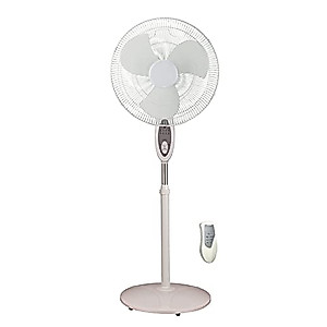 Optimus F-1672WH Indoor Plug-in Fan, Household, White