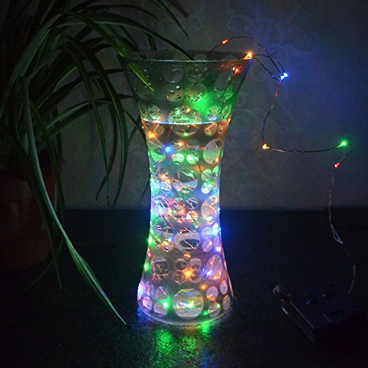 AICase Solar Outdoor String Lights, 72 ft 200 LED String Lights, Christmas Decorative Lights for Garden, Patio, Home, Dancing, Wedding (White)