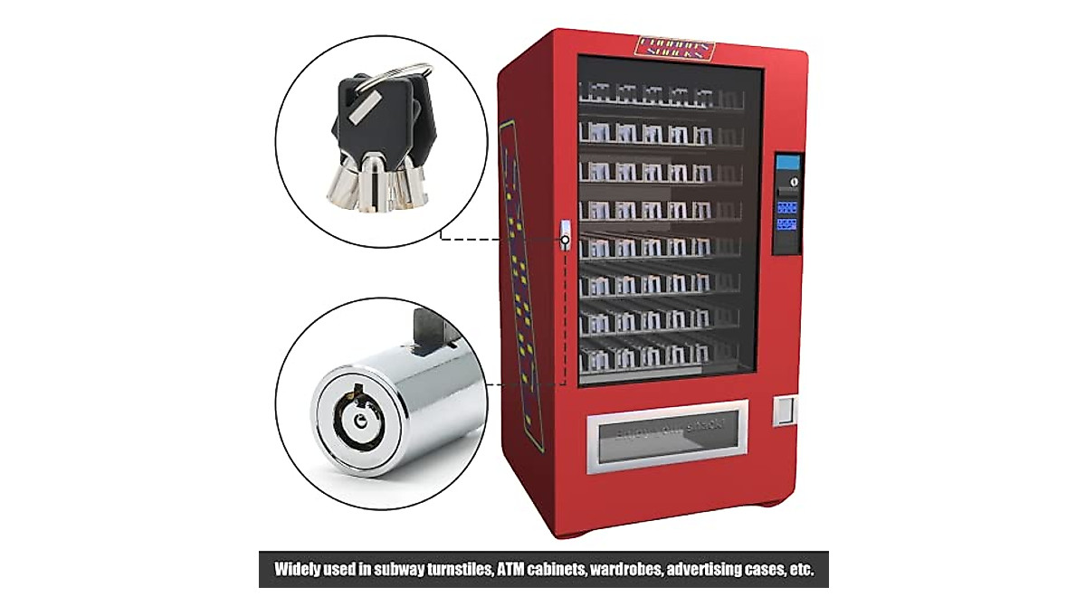 Secure Qjaiune Vending Machine Lock & Key Set