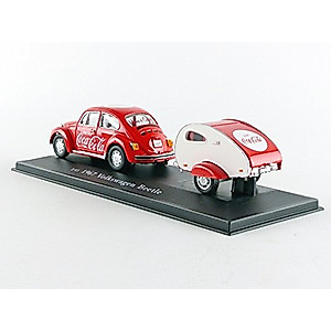 Motor City Classics 1967 VW Beetle Car with Teardrop Trailer