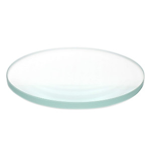 EISCO Double Convex Lens, 1000mm Focal Length, 3" (75mm) Diameter - Spherical, Optically Worked Glass Lens - Ground Edges, Polished - Great for Physics Classrooms