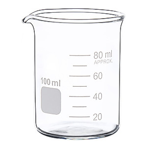 Glass Measuring Low Form Beaker Set 50ml 100ml 250ml Glass Graduated Beaker Set