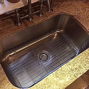 Better Houseware Extra Large Sink Protector Grid, Stainless Steel (24-1/8” x 12-5/8” x 1)