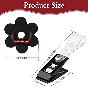 BAGTeck 10 PCS Garden Flag Rubber Stoppers and Adjustable Anti-Wind Flag Stops, Rubber Garden Flag Stoppers Flag Pole Stopper and Yard Flag Clip for Garden Flag Pole Stand (10PCS)