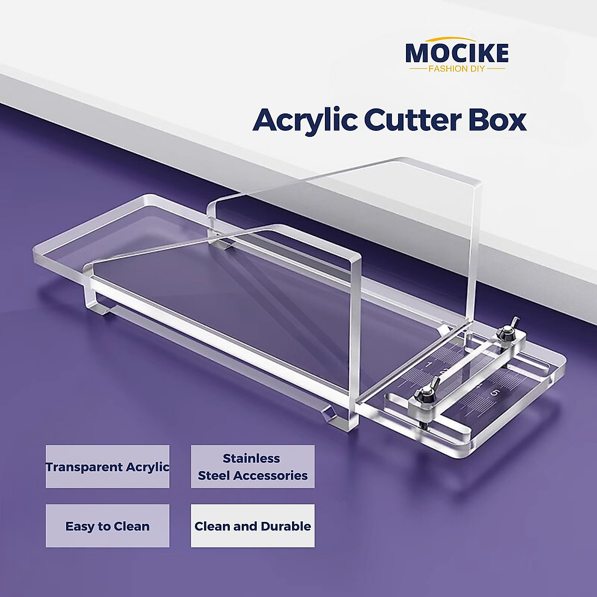 MOCIKE Premium Acrylic Soap molds Making Kit - Craft Exquisite DIY Soaps with Precision