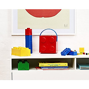 Room Copenhagen Lego Hand Carry Box 4 Handle Blue, Bright Red