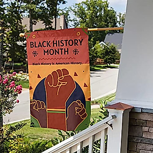 Black History Month Garden Flags For Outside Decorations Garden Decor Welcome Home Sign Yard Flag 12x18 Double Sided