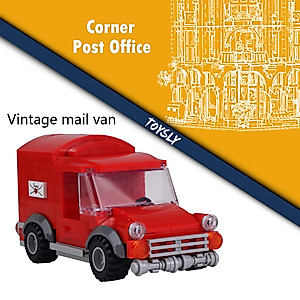 TOYSLY Street Corner Post Office MOC Building Blocks and Engineering Toy, Construction Set to Build, Model Set and Assembly Toy for Teens and Adult 4004Pieces
