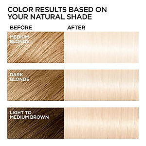 L'Oreal Paris Feria Multi-Faceted Shimmering Permanent Hair Color, Extreme Platinum, Hair Dye Kit, Pack of 2