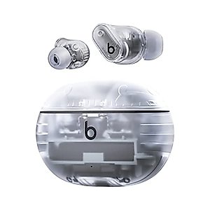 Beats Studio Buds + True Wireless Noise Cancelling Earbuds - Transparent (Renewed)