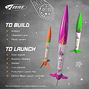 Estes 3 Bandits Model Rocket Kit
