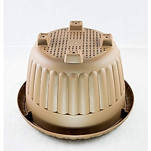 Japanese Plastic Bonsai Training Pot/Home Garden Flower Planter 10.5"x 10.5"x 7"