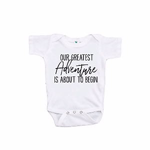 7 ate 9 Apparel Pregnancy Announcement Onepiece - Greatest Adventure
