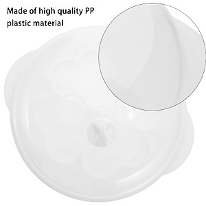 OSALADI Microwave 4 Egg Poacher Heart Shaped Egg Poaching Cup BPA Free Nonstick Silicone Egg Poachers for Home Kitchen Breakfast Brunch