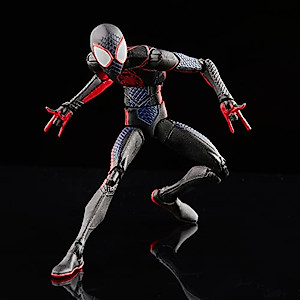 Spider-Man Marvel Legends Series Across The Spider-Verse Miles Morales 6-inch Action Figure Toy, 3 Accessories