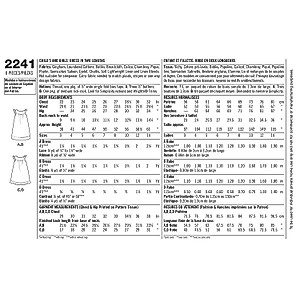 Simplicity Vintage Learn to Sew Girl's Dress Sewing Patterns, Sizes 3-6