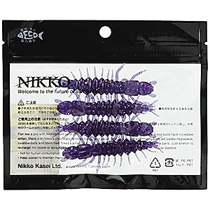 Nikko Zaza Hellgrammite Artificial Fishing Bait, Junebug