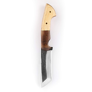 Perkin PK999 Hunting Knife with Sheath Fix Blade Knife Tanto Blade