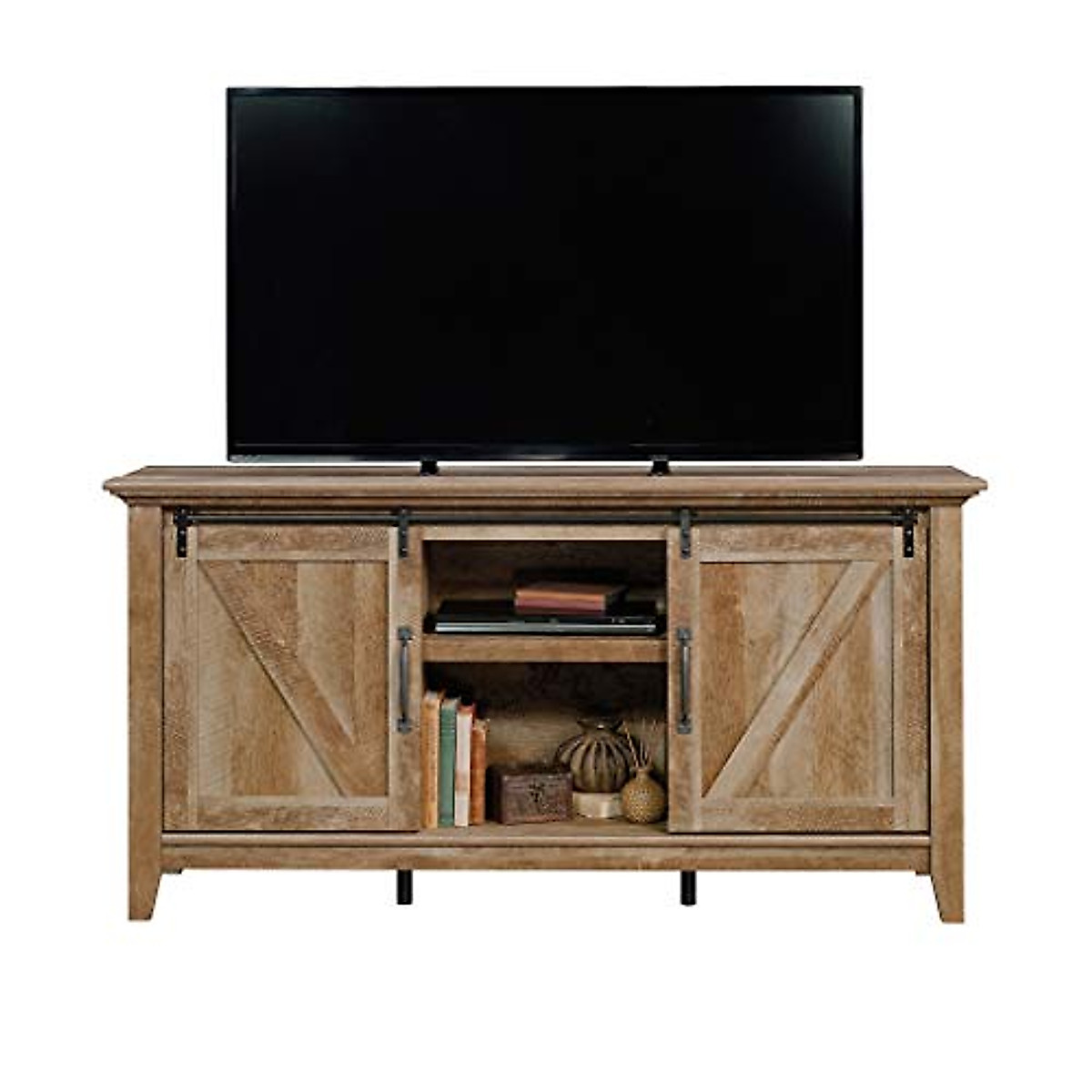 Sauder Dakota Pass Credenza, For TV's up to 70", Craftsman Oak finish