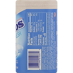 Mentos Pure Fresh Sugar-Free Chewing Gum with Xylitol, Fresh Mint, in a recyclable 90% Paperboard Bottle, 80 Piece (Pack of 1)