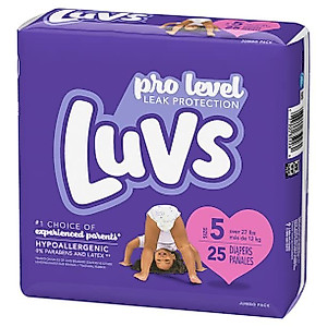 Luvs Diapers Ult Lkgrd Size 5