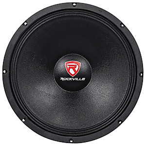 Rockville RVW1500P8 1500w 15" Raw DJ Subwoofer 8 Ohm Sub Woofer 70OZ Magnet, Black