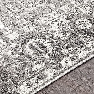 Mark&Day Area Rugs, 5x7 Kedrick Transitional Charcoal Area Rug, Gray/White/Black Carpet for Living Room, Bedroom or Kitchen (5'3" x 7'3")