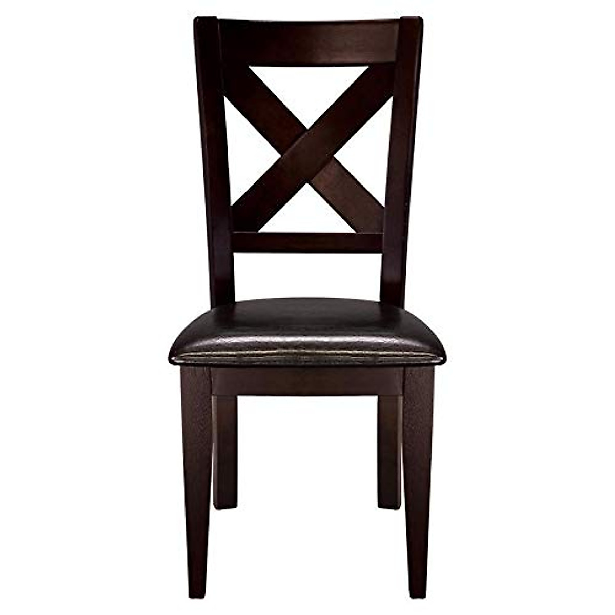 Homelegance Crown Point Dining Chair (Set of 2), Merlot