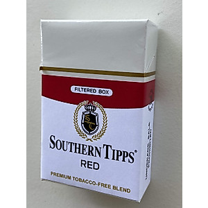 SOUTHERN TIPPS RED PACK HERBAL CIGARETTES - Tobacco & Nicotine Free, Proprietary Botanical Blend, Smooth Smoking Experience, Non-Addictive - 20 Sticks