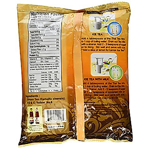 Thai Iced Tea Mix, Traditional Restaurant Style, 16 oz. (Pack of 2)