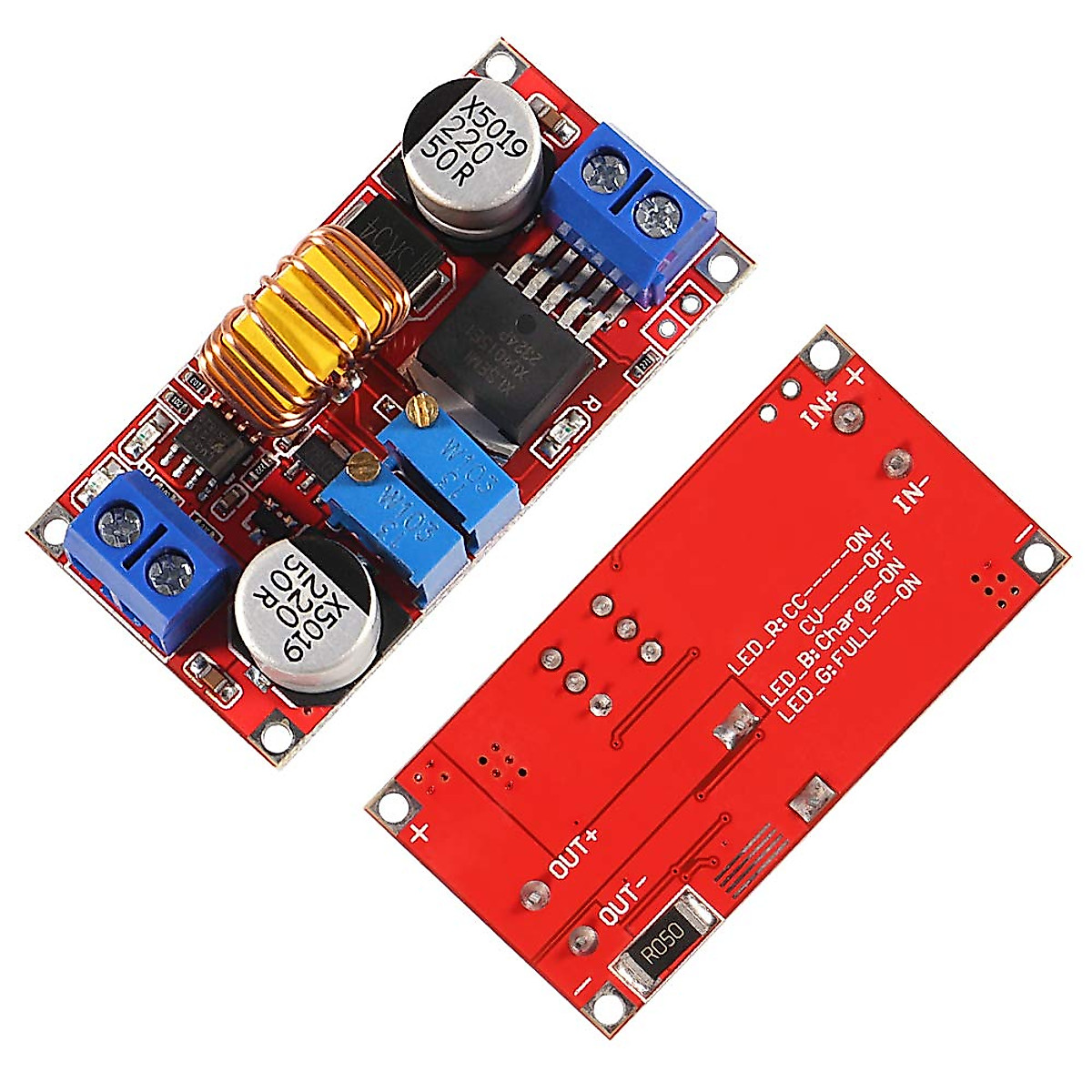 4 Pack 5A DC-DC Adjustable Buck Converter, MELIFE XL4015 4-38V to 1.25-36V Step Down Power Supply Voltage Regulator Power Module
