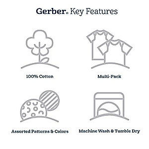 Gerber baby boys 4 Pack 'N Play Footie and Toddler Sleepers, Star, Preemie US
