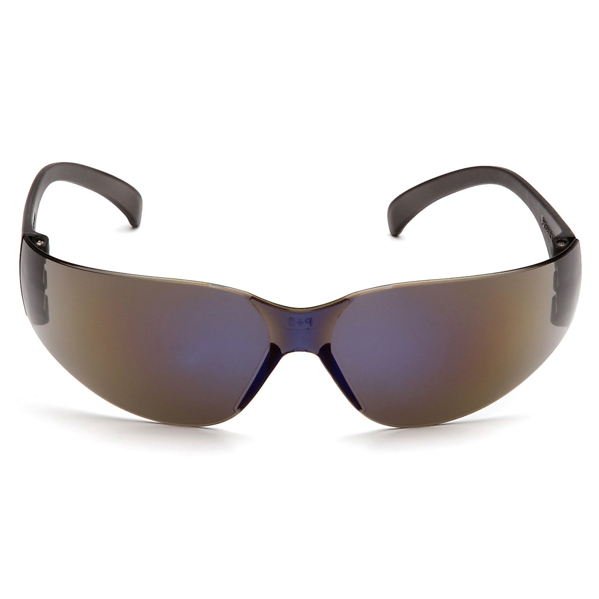 (12 Pair) Pyramex Intruder Glasses Blue Mirror Frame/Blue Mirror-Hardcoated Lens (S4175S)