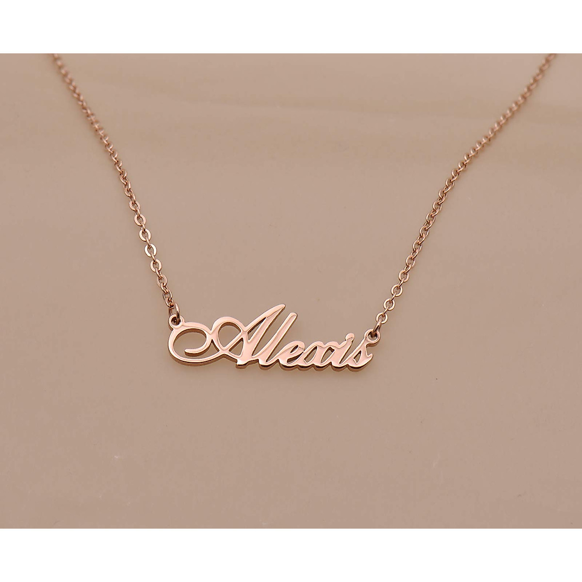 GR35Z9 Custom Love Pendant Name Necklace Jewelry for Women Cobi