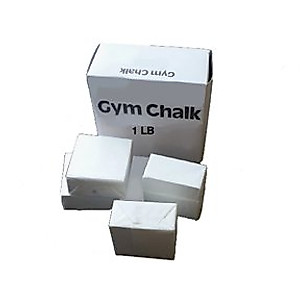 Apollo Athletics Gym Chalk, Magnesium Carbonate for Gymnastics, Weightlifting, Rock Climbing White - 1Lb, Consists of (8) 2 oz Blocks