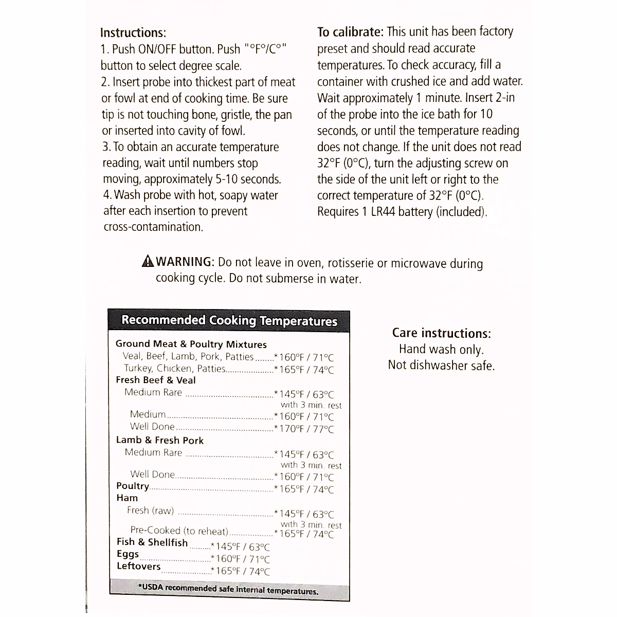 Digital Cooking Thermometer