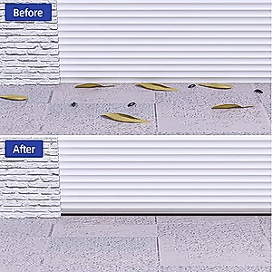 Duzzy Garage Door Bottom Seals, 10 Feet P-Bulb Weatherproofing Garage Door Seals Bottom Rubber for Single-Track Replacement Overhead Doors