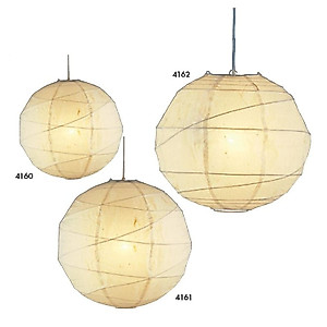 Adesso 4162-12 Orb Large Pendant Light, 24 in, 100W Incandescent/26W CFL, Antique Bronze Finish, Hanging Lights, Cream