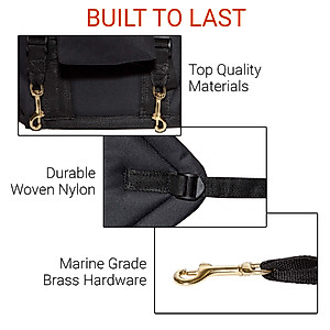 BKC UH-KS222 Universal Sit-On-Top Soft Padded Kayak Seat and Backrest with Water Bottle Pouch for Fishing/Kayaking/Rafting/Canoeing by Brooklyn Kayak Company (1 pack)