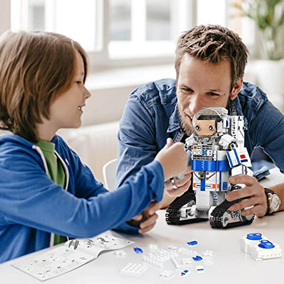 JCC Robot Building Toys for Kids, Robot Sets for 8-16 Year Old Boys and Girl, APP Remote Control STEM Projects Assembly Educational Science Building Block Kits, Gift for Birthday Christmas (493 Pcs)