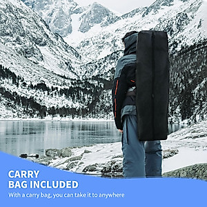 Barbella Oversized Heated Camping Chair, Padded Camp Heated Chairs Round Moon Saucer Folding Lawn Chair Outdoor Chair, Portable Folding Camping Chair for Lounge Patio