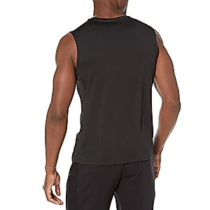Amazon Essentials Men's Tech Stretch Muscle Shirt, Black, X-Small