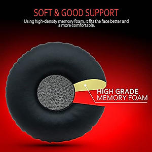 Replacement Ear Pads for Sony MDR-XB550AP MDR-XB450AP MDR-XB450 Extra Bass On-Ear Headphones, Memory Foam Soft Leather Replacement Ear Cushions by Krone Kalpasmos