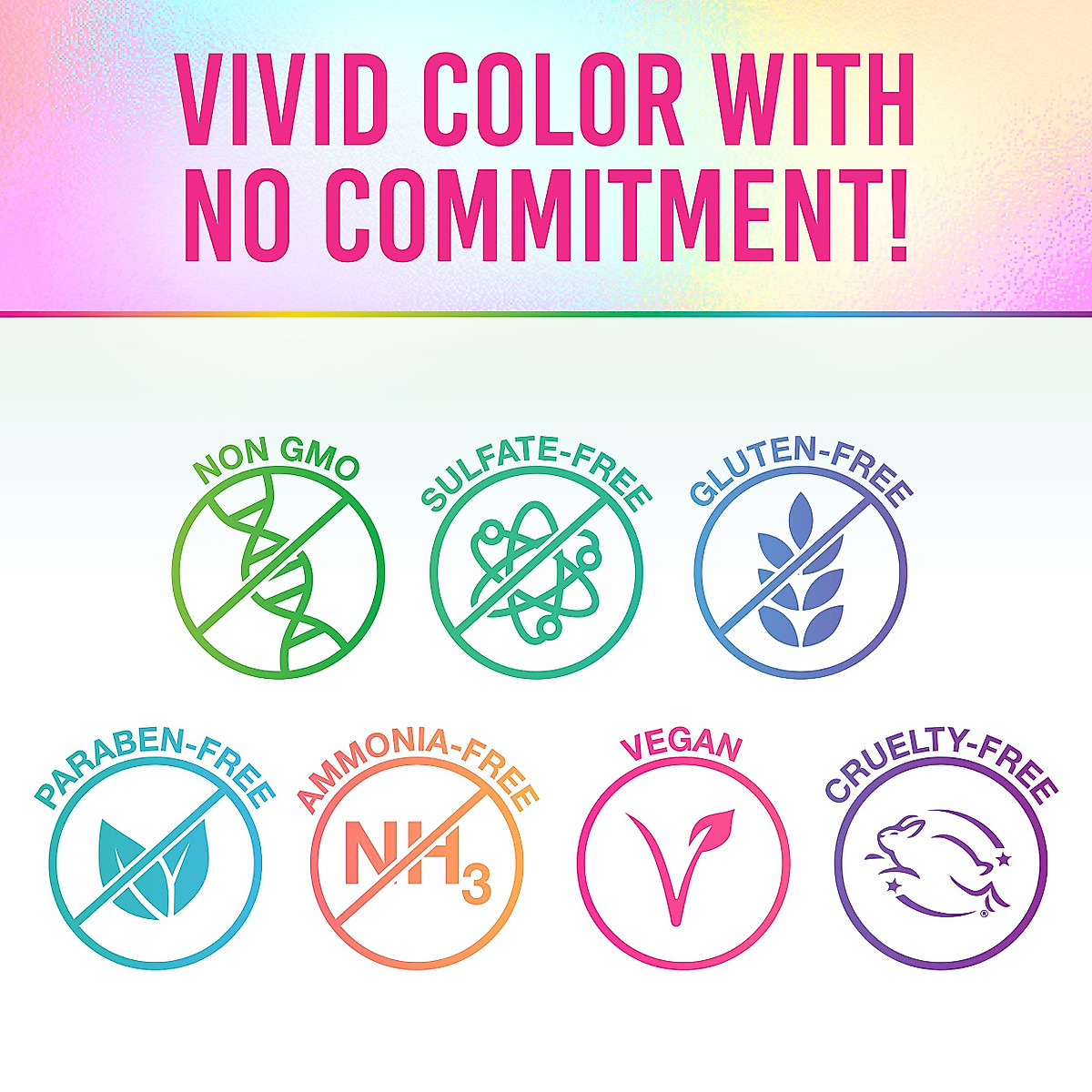 Punky Temporary Hair Color Spray, Lynx Pink, Fast-Drying, Non-Sticky, Non-Damaging, Travel Size Hair Dye for Instant Vivid Hair Color, 3.5 oz