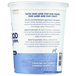 Redwood Hill Goat Milk Yogurt, Plain, 32 oz