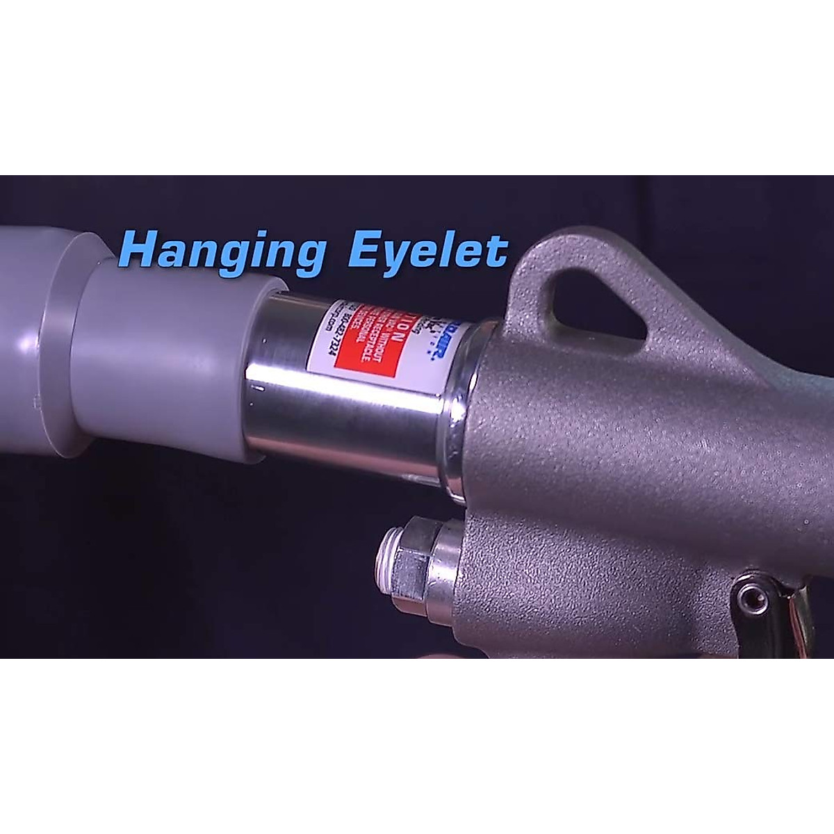 Guardair Gun Vac 1500 Pneumatic Gun Vacuum Cleaner Suction Kit with 9-Inch Crevice Tool and High Filtration Collection Bag